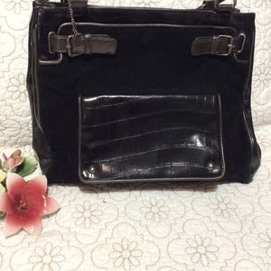 Isaac Mizrahi Bags | New York Blue Leather Tote | Poshmark